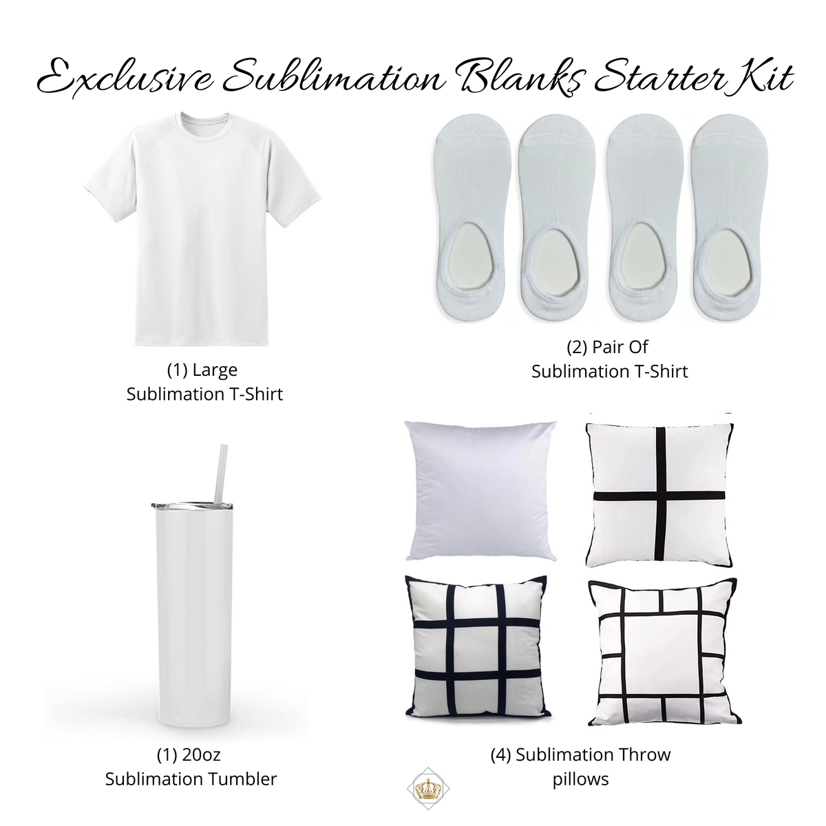 Exclusive Sublimation Starter Blanks Kit For Crafters – Exclusive Craft ...